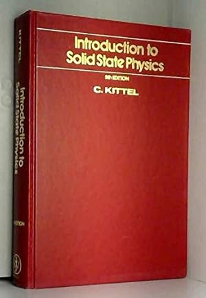 Introduction to Solid State Physics: Kittel, Charles: 9780471111818 ...