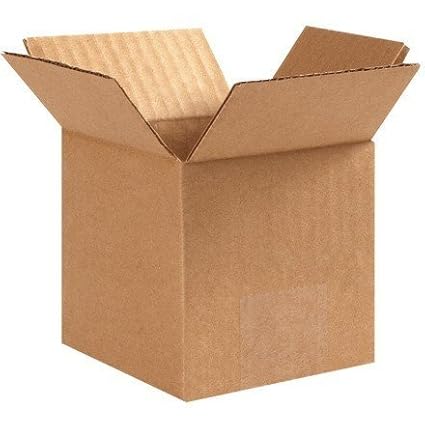 Amazon.com: Box 8x6x4 Corrugated Shipping Box (50) 200/C (30% Stronger ...