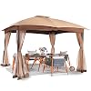 FAB BASED 10x12 Gazebo for Patio, Double Vent Canopy Gazebo with ...