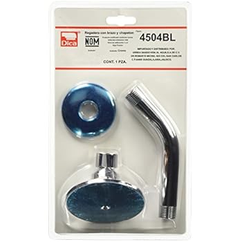 Dica 4509B Regadera Cebolla con Brazo y Chapetón: Amazon.com.mx ...