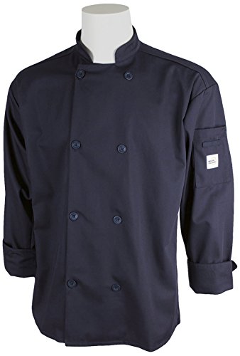 Compare Price: navy blue chef coat - on StatementsLtd.com