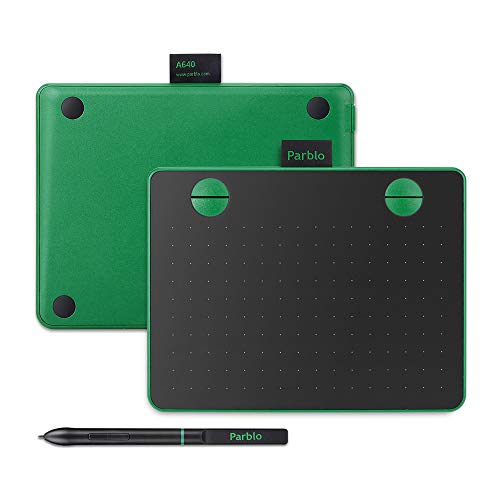 Parblo A640 Graphics Drawing Tablet, with 8192 Levels Battery-Free ...