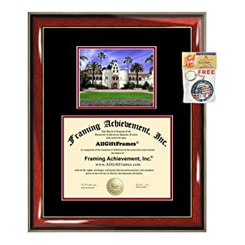 Amazon.com - AllGiftFrames San Diego State University Diploma Frame ...