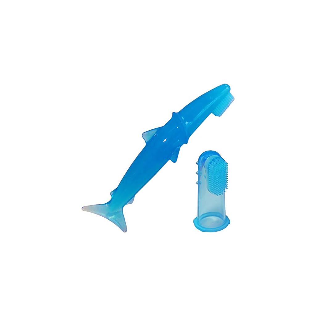 Finger Brush & Sharky Chewable Toothbrush ~ Sensory Brushes - Autism ...