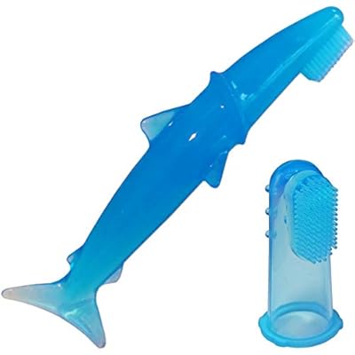 Finger Brush & Sharky Chewable Toothbrush ~ Sensory Brushes - Autism ...