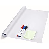 Amazon.com : Self Adhesive White Board Paper, Easy Peel and Stick Dry ...