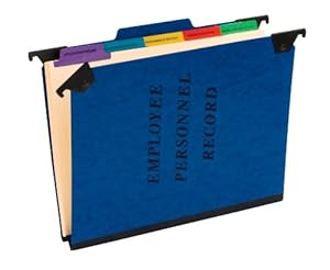 Pendaflex Employee/Personnel Folders, 10 Per Box, Blue (SER-2-BL ...