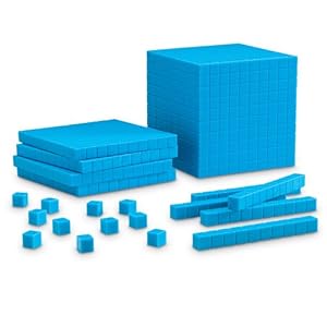 Amazon.com: Learning Resources Plastic Base Ten Starter Kit: Office ...