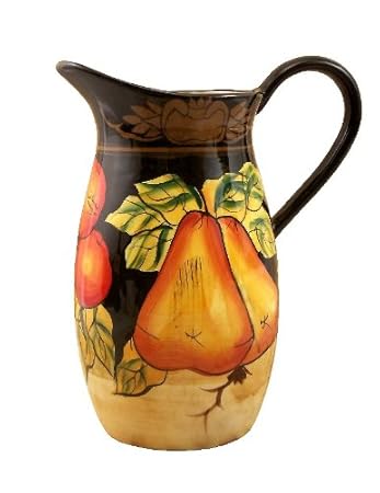 Amazon.com | Tuscany Vineyard Wine GRAPES/FRUITS WATER/JUICE PITCHER ...