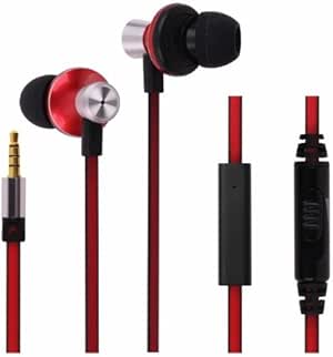 Amazon.com: Red Earphones Control Mic Styl: Home Audio & Theater