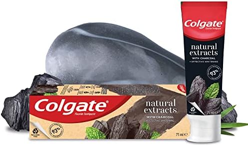 colgate toothpaste natural extracts effective whitening with charcoal ...