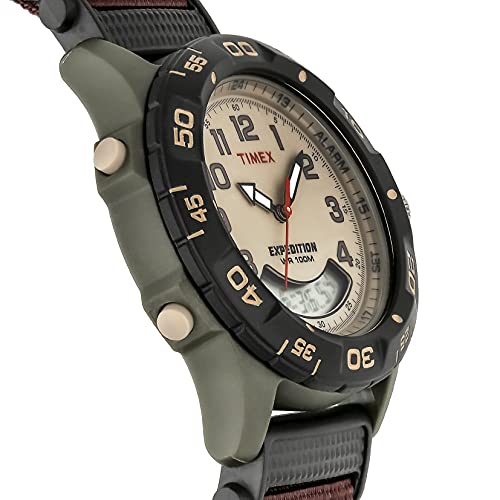 Timex Expedition Resin Combo Classic Analog Green/Black/Brown T45181 ...