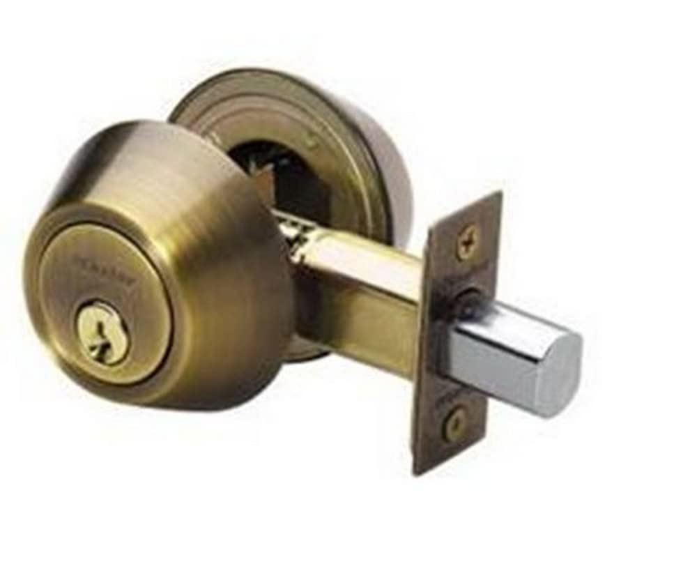 Master Lock DSO0705 Keyed Deadbolt, Antique Brass for sale | Las Vegas ...