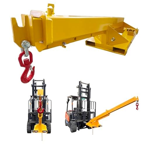 INTBUYING 4400LB/2T Adjustable Forklift Jib Boom Crane, Mobile Crane ...