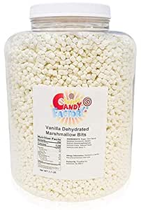 Amazon.com : Vanilla Mini Dehydrated Marshmallows in Jar - Mini ...