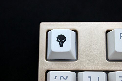 Buy Thick PBT Dye Sub White Cherry Profile R4 Novelty Keycaps For ...