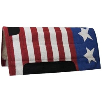 Amazon.com : Showman American Flag pad with Suede wear Leathers with ...