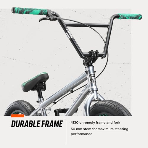 Mongoose Legion L500 Freestyle BMX Bike For Professional Riders, Adult Men Women, 4130 Chromoly ...