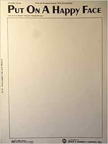 Put On A Happy Face - Sheet Music: Lee (Lyric) / Charles Strouse (Music ...