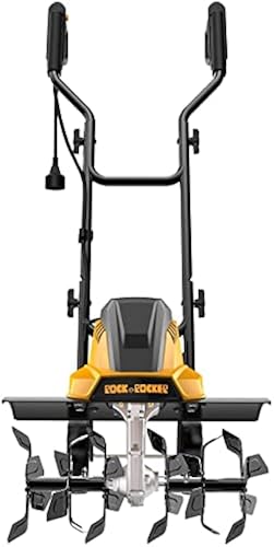 Rock&Rocker 18-Inch 13.5Amp Electric Tiller, Garden Tiller Power Tiller ...