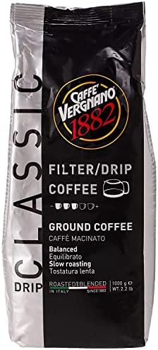 Caffe Vergnano Classic Drip/Filter Balanced Ground Coffee, 1kg price in ...