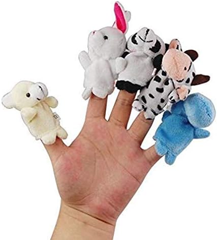 Gearmax 10 Different Types of Finger Puppets Hand Puppets in the Shapes ...