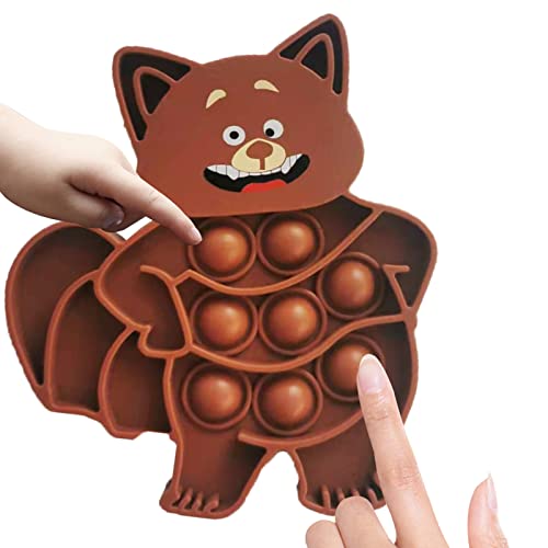 Turning Red Push Pop Fidget Toy, Turning Red Mei Panda Sensory Autism ...