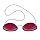 Solarium Schutzbrille rot UV Brille Solariumbrille mit Gummizug, 600015 ...