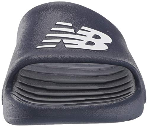 New Balance Unisex-Adult 100 V1 Slide Sandal, Navy/Navy, 11.5 Wide ...