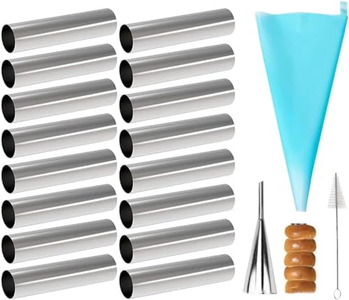 Baking Kit Naisfei 10 Pack Cannoli Tubes Set,5 Inch Cannoli Tubes Set 5 ...
