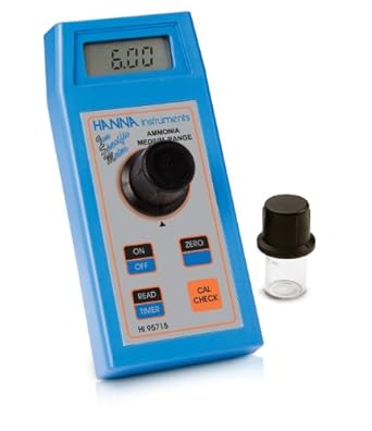 Hanna Instruments HI 96715 Ammonia Medium Range Portable Photometer ...
