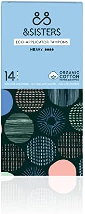 &Sisters Organic Cotton Eco-Applicator Tampons, Unscented ...