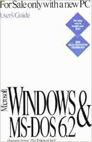 Microsoft Windows and MS-DOS 6.2 User's Guide: Amazon.com: Books