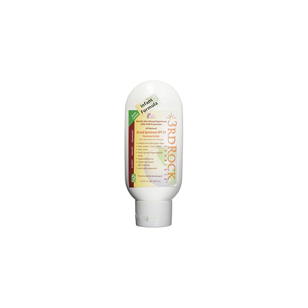 3rd Rock Sunblock® SunScreen Lotion SPF 35+ for Kids & Infants / 3.3 OZ ...