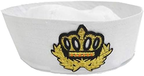 Adults and kids sailor navy boat costume hat cap with king queen prince ...