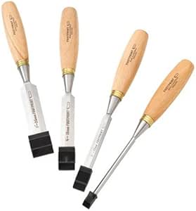 Footprint 465 123014 4-Piece Beech Handle Wood Chisel Set 1/4-Inch, 1/2 ...