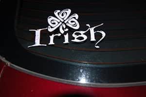 Amazon.com: Decor Vinyl Store Irish Car-Automobile Window Decal 6" Wide ...