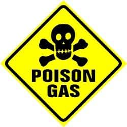 Amazon.com: POISON GAS caution danger pipeline work sign: Home & Kitchen