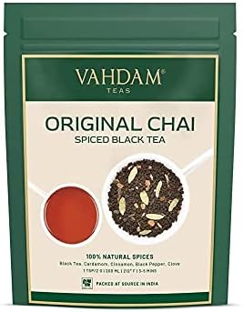 Vahdam Teas Cardamom Masala Chai Loose Black Tea 200 g price in Saudi ...