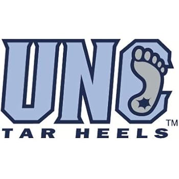 Amazon.com: 4 inch Tar Heels Footprint Foot Print Decal UNC University ...