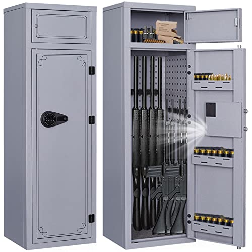 KAER 8-12 Rifle Gun Safe, Large Unassembled Rifle Safe,Electronic Gun ...