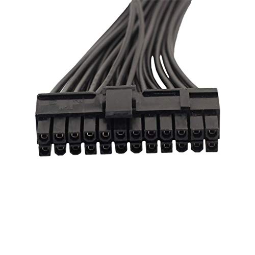 Dual PSU Adapter,Dual PSU Power Supply 24 Pin Extension Cable, for ATX ...