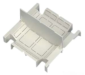 Panduit JBD2 2-Gang Outlet Box Pass Through Divider, International ...