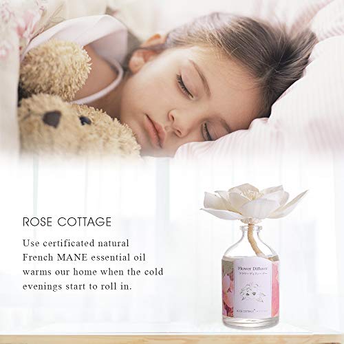 Rose Cottage Reed Diffuser Air Freshener Scented Sticks Fragrance Oil ...