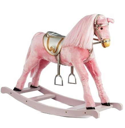Girls Medium Size Pink Rocking Horse: Amazon.co.uk: Baby
