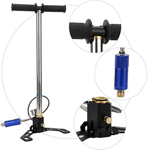 4 Stage High Pressure Hand PCP Pump 40MPA/4500Psi Air Gun Rifle Filling ...