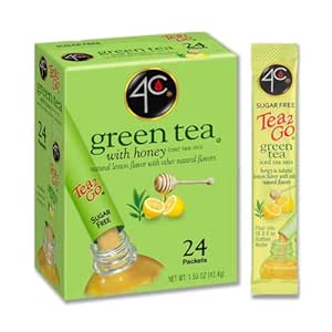 Amazon.com : 4C Totally Light Tea 2 Go Green Tea, Ice Tea Mix, Sugar ...