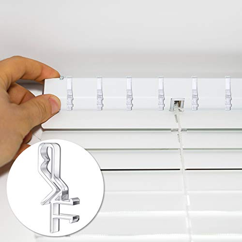 Hidden Valance Clips Clear Plastic Valance Clips for Horizontal Blind ...