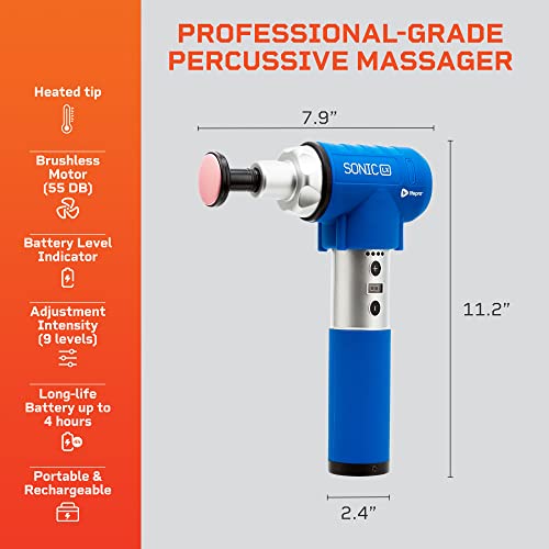Sonic LX Professional Personal Massager Gun Percussion Massage Gun with ...