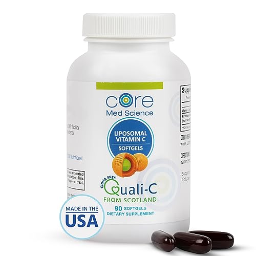 Liposomal Vitamin C 1000mg by Core Med Science, 90 Softgels - Non-GMO ...